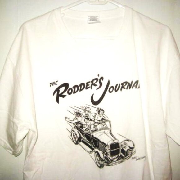 Gildan | Shirts | Rodders Journal T Shirt Mens L Xl Automotive Street ...